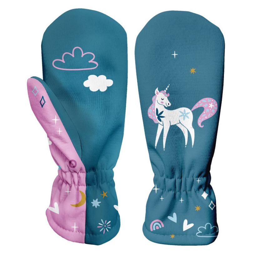 Moufles d'hiver enfant WAMU Licornes | 4camping.fr