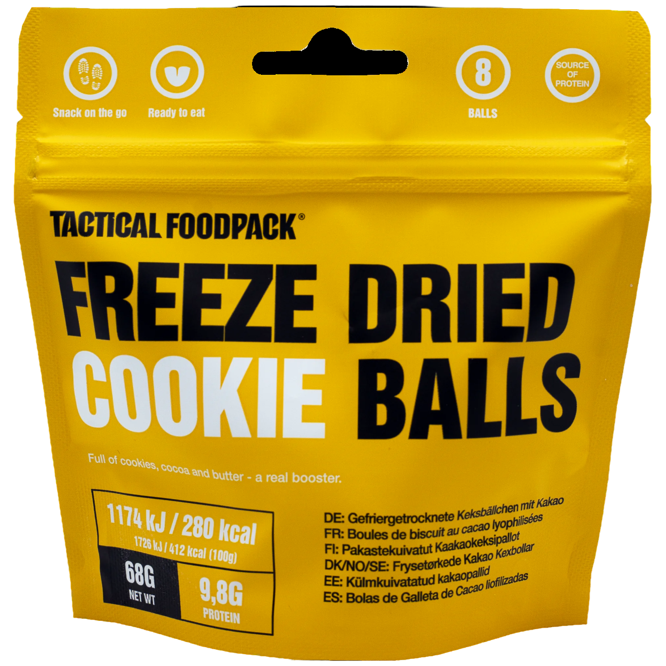 Dessert Tactical Foodpack Cookie Balls | 4camping.fr