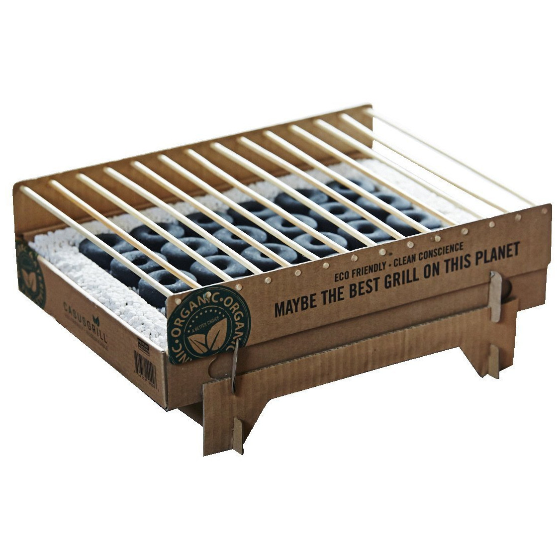 Barbecue jetable CasusGrill Gril écologique | 4camping.fr