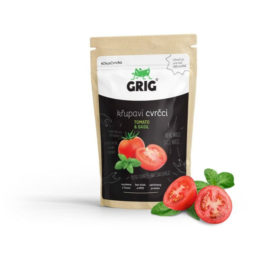 Grillons comestibles Grig Tomato & Basil | 4camping.fr