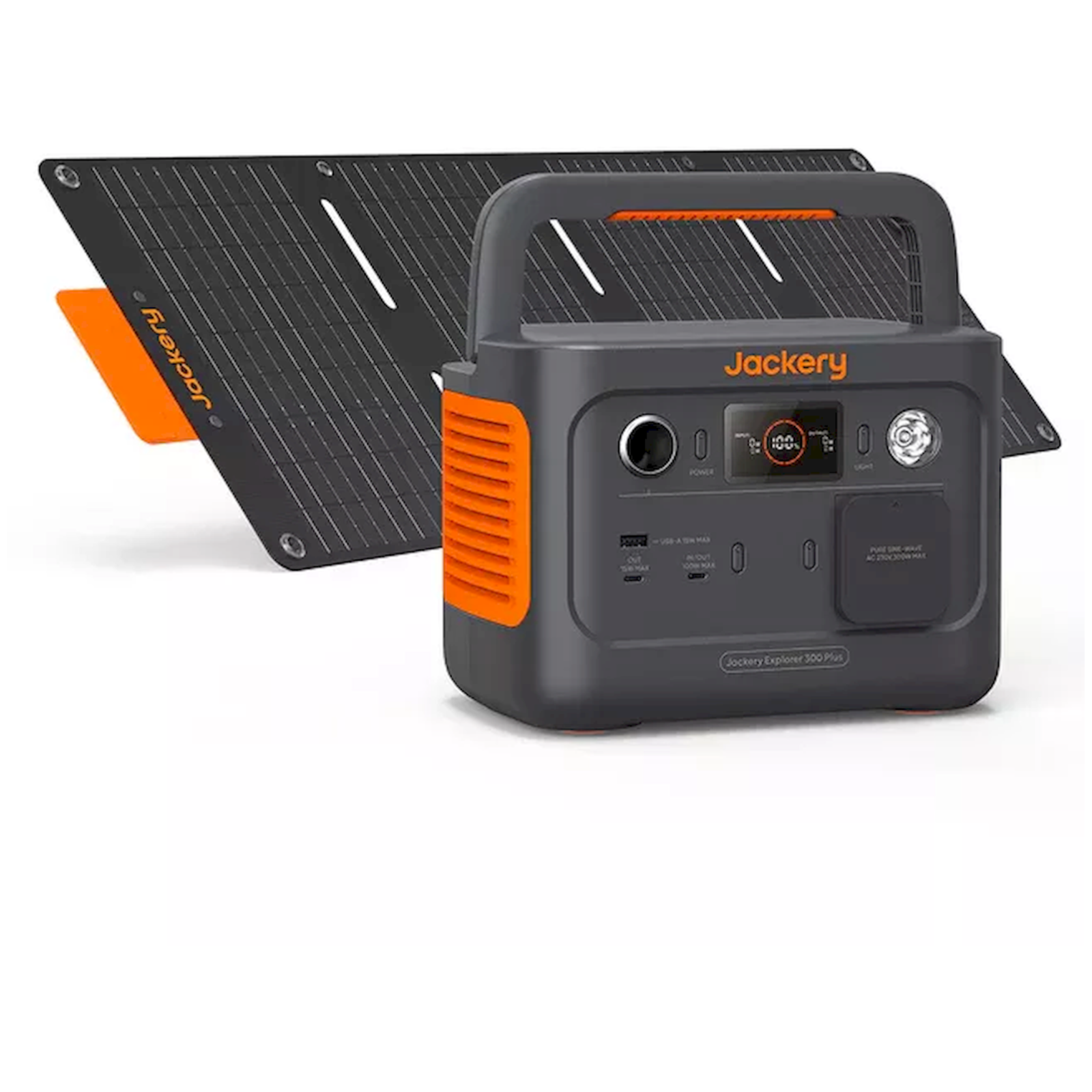 Kit solaire Jackery Explorer 300 Plus + SolarSaga 40W Mini | 4camping.fr