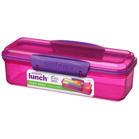 Boîte aliments Sistema Snack Attack 410ml | 4camping.fr