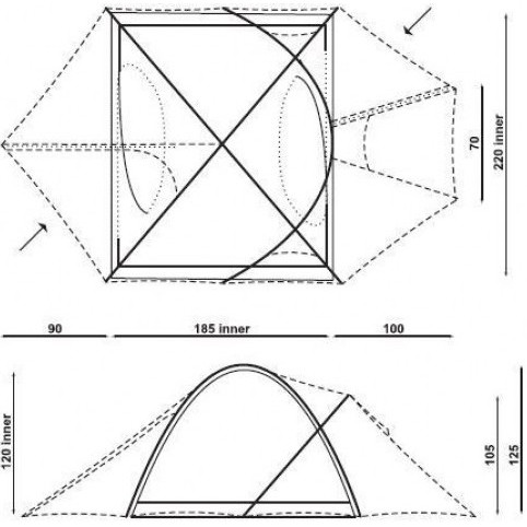Tente Hannah Bunker | 4camping.fr