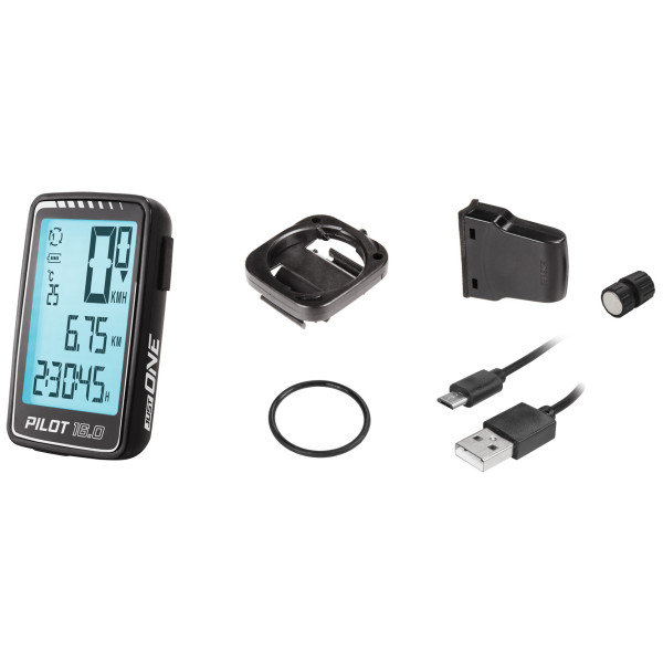 Compteur vélo Just One Pilot 16.0 ATS | 4camping.fr